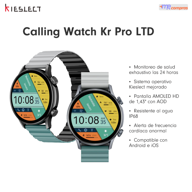 KIESLECT CALLING WATCH KR PRO LTD